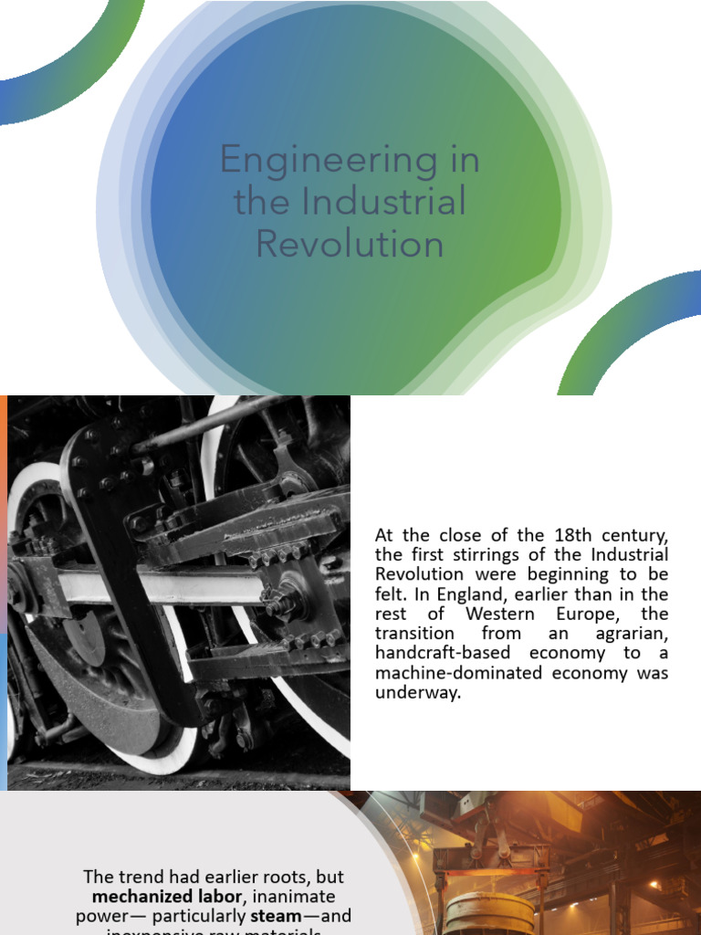 Engineering in The Industrial Revolution | PDF | Cast Iron | Industrial ...