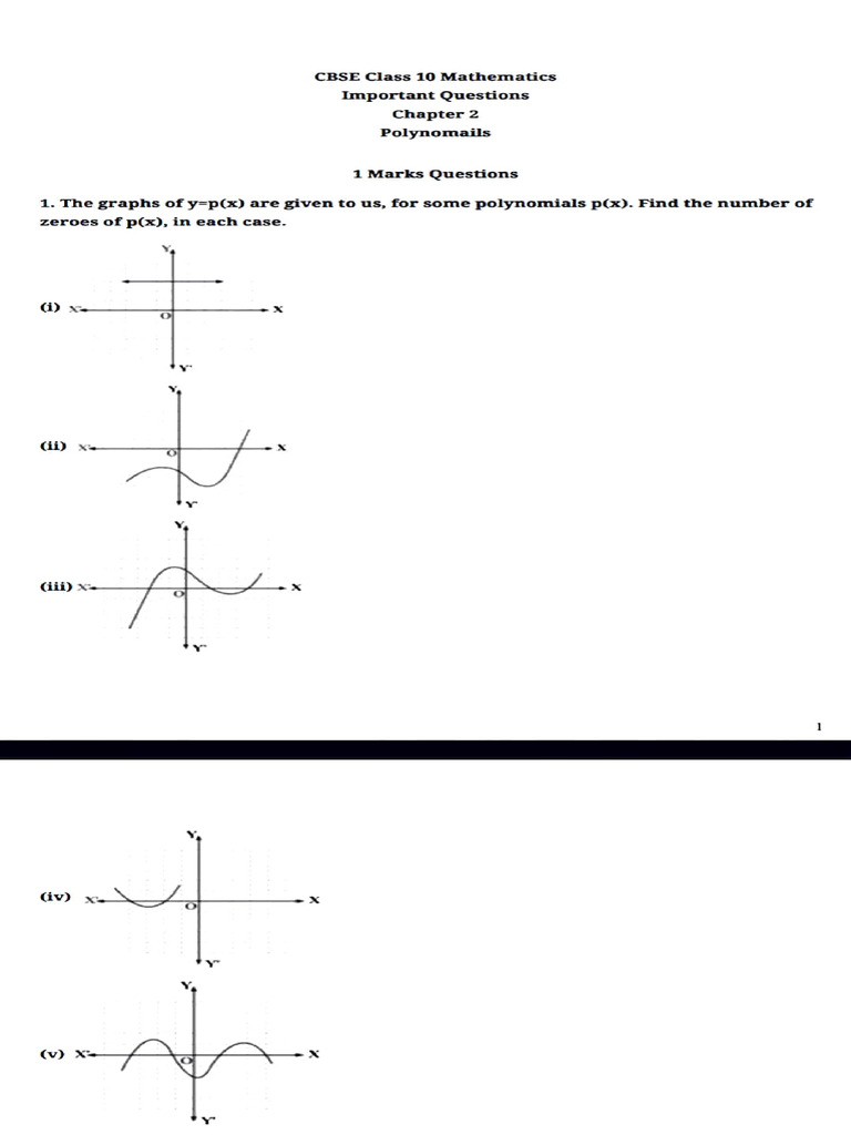 Chapter 2 | PDF | Zero Of A Function | Polynomial