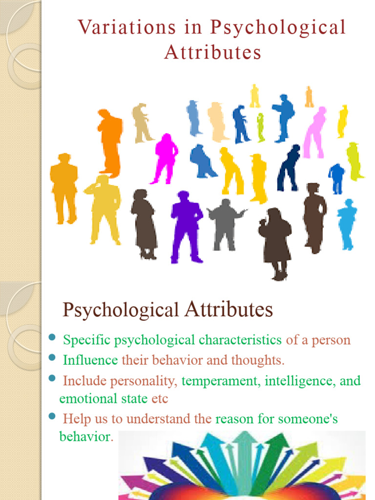 Variations in Psy - Attributes | PDF | Educational Assessment | Psychology