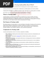 NURSING AUDITS IN WARD UNITS AS PER NABH PROTOCOL MGMT | PDF | Audit ...