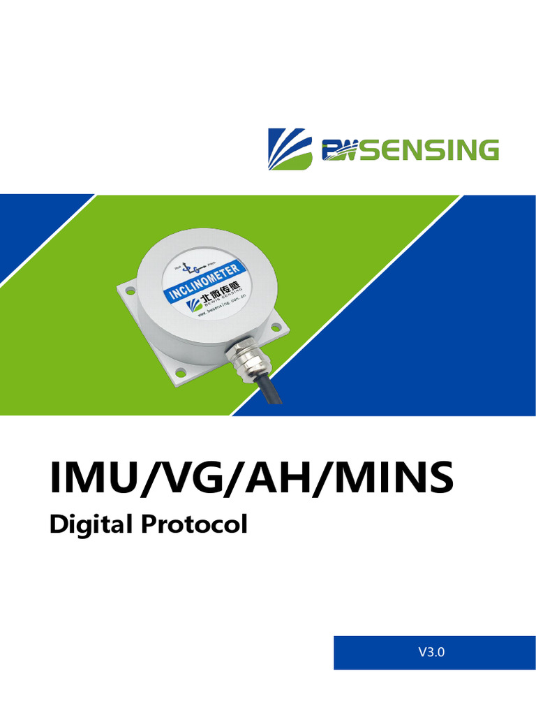 Inclinometer Protocol Guide | PDF | Byte | Binary Coded Decimal