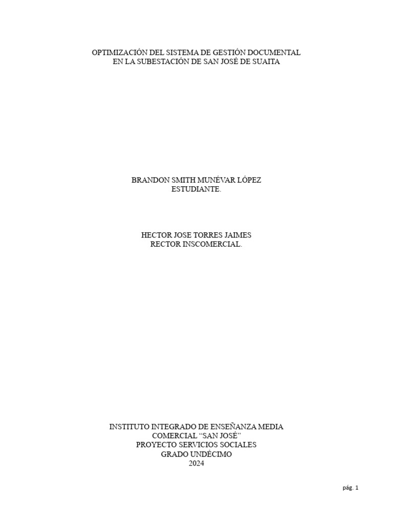 Proyecto Servicio Socail Brandon Munevar | PDF | Gestión de registros | Archivo de computadora