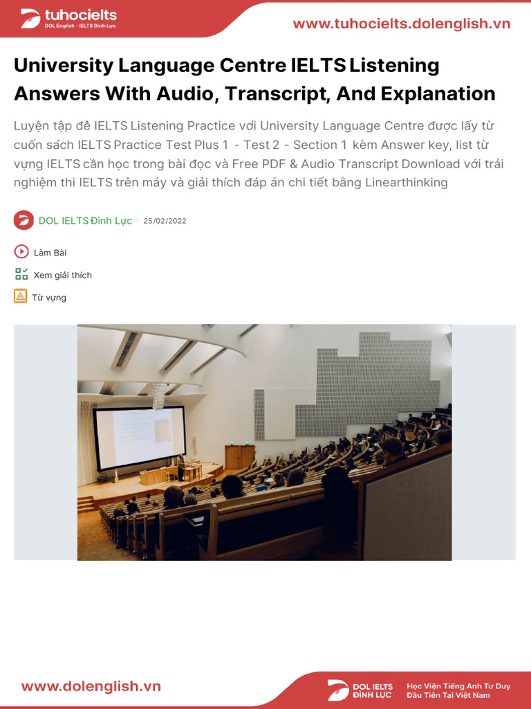 University Language Centre | PDF | International English Language ...