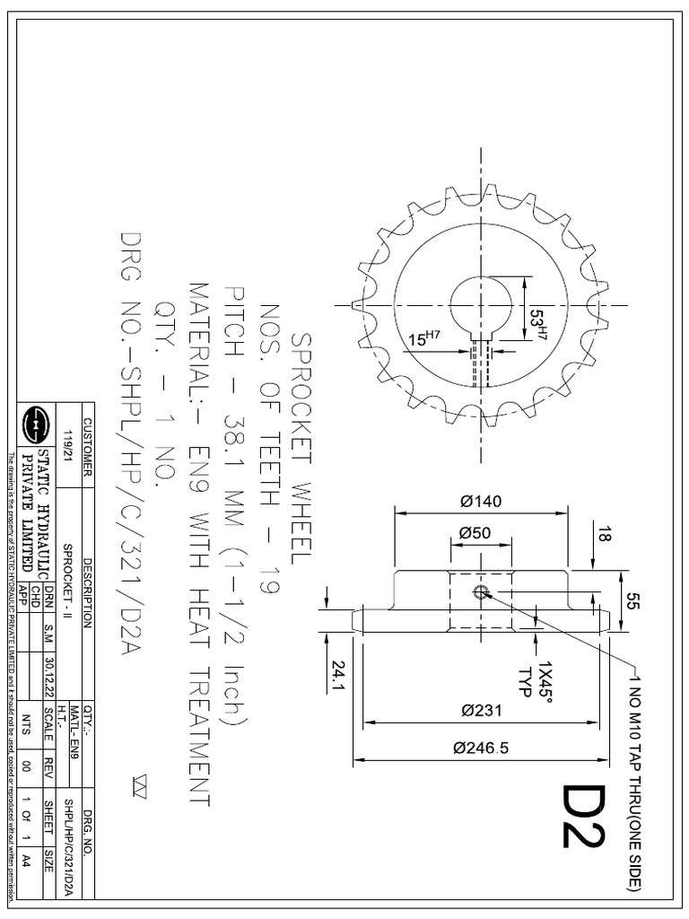 Sprocket II | PDF