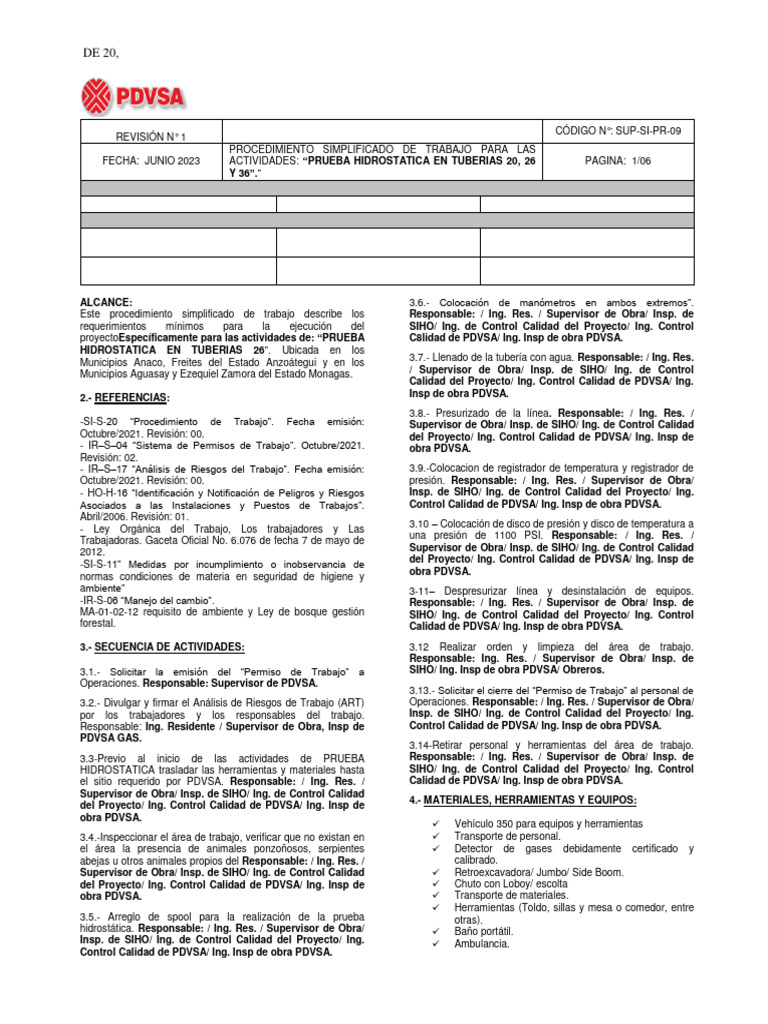 07.-Pts Pruebas Hidro | PDF | Primeros auxilios
