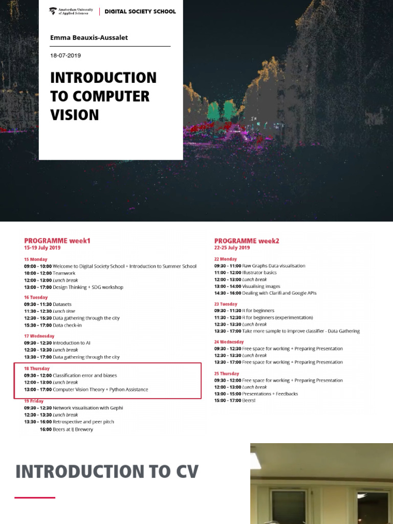 1807 ESIEA ComputerVision-1 | PDF | Image Segmentation | Computer Vision