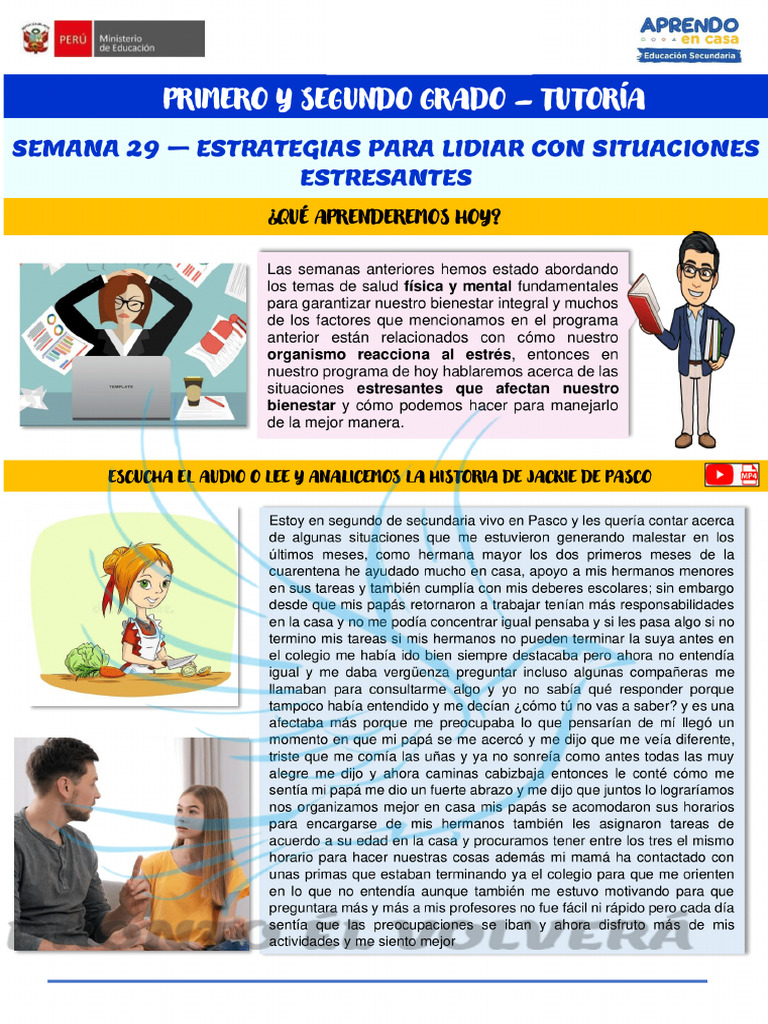 S29 Tutoria 1 y 2 Grado | PDF