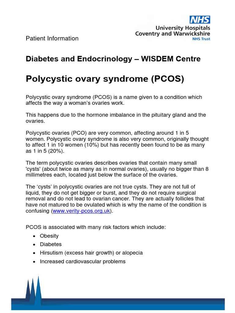 Polycystic Ovary Syndrome (PCOS) | PDF | Polycystic Ovary Syndrome ...