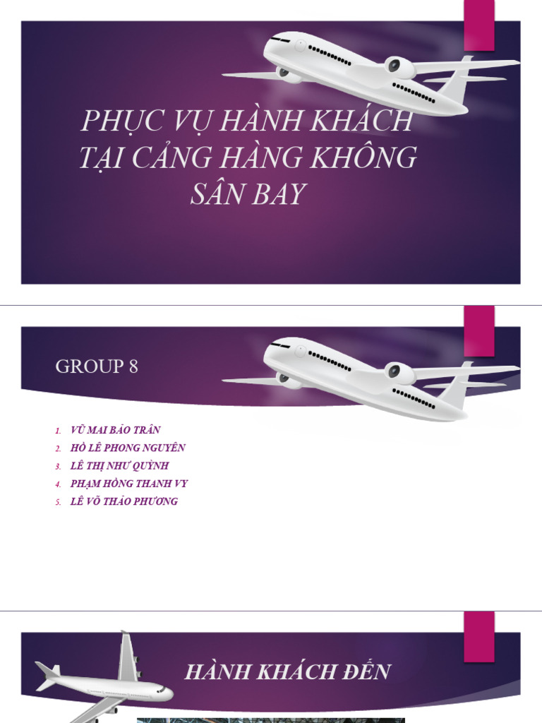 PH C V Hành Khách T I C NG Hàng Không | PDF