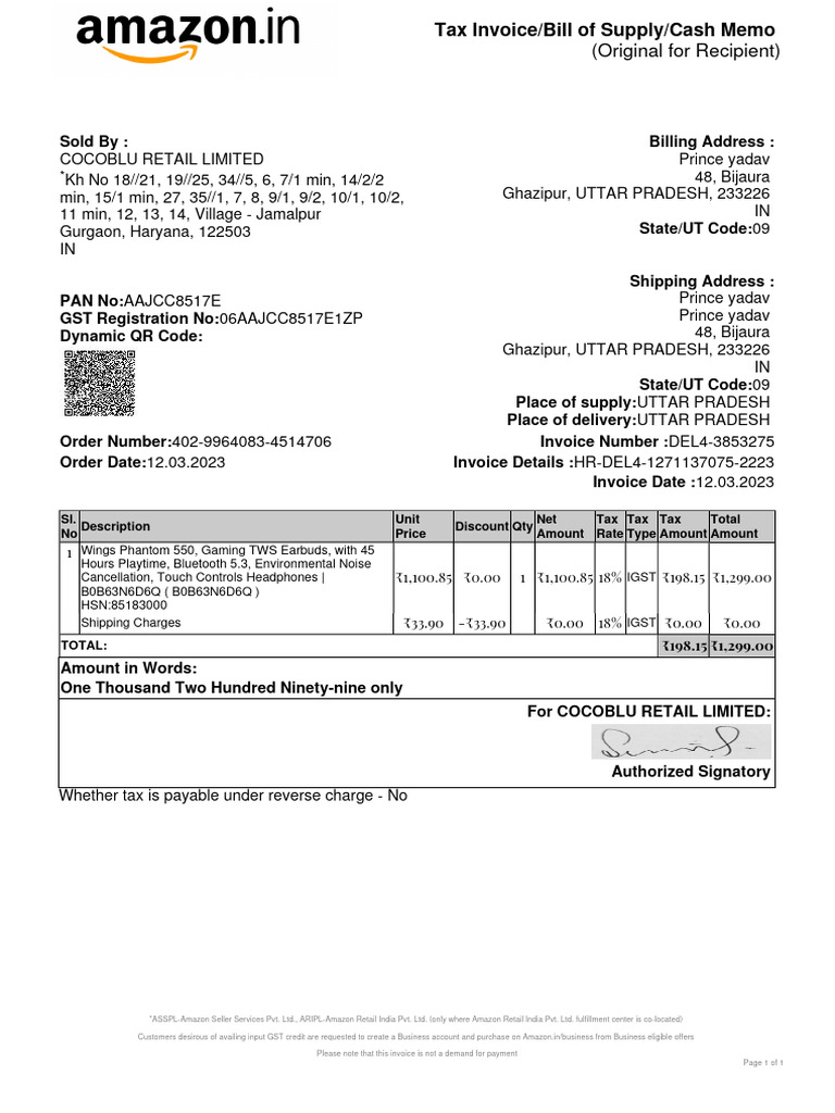 Invoice | PDF | Invoice | Taxes