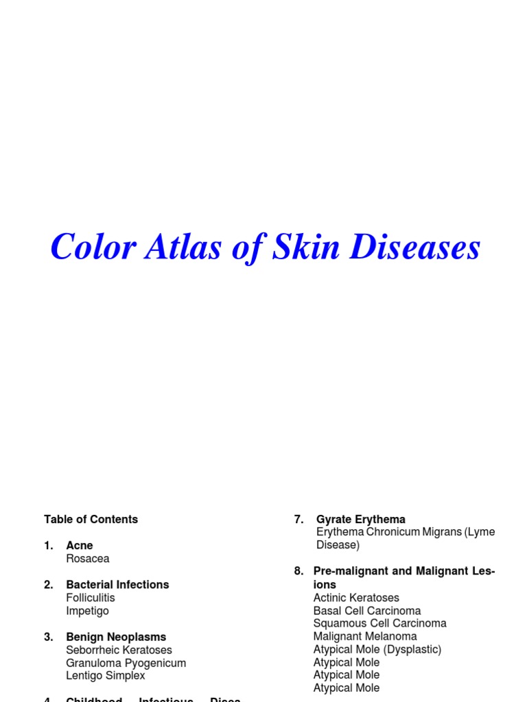 Colour Atlas of Skin Disease | PDF | Business