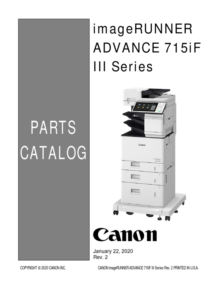 imageRUNNER ADVANCE 715 615 525 III Series PC r2 200122 | PDF ...