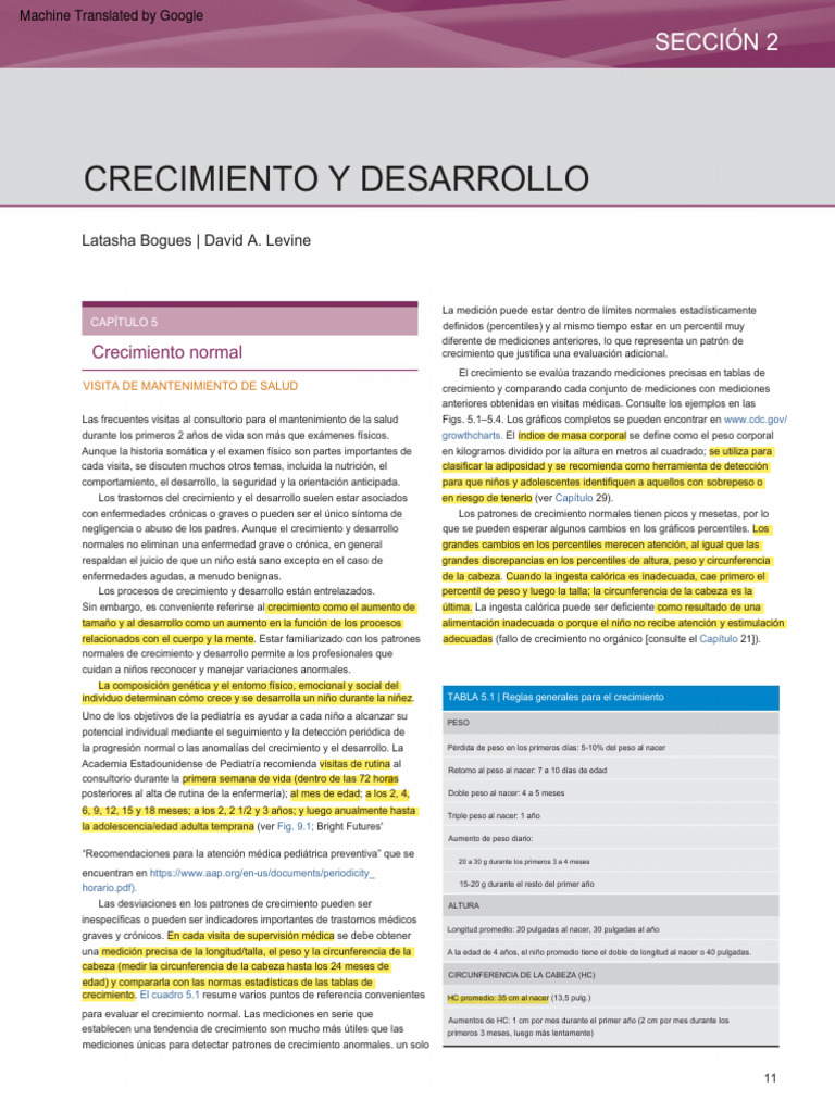 Traducido Nelson Tema 1 Abp | PDF | Índice de masa corporal | Enfermedades y trastornos