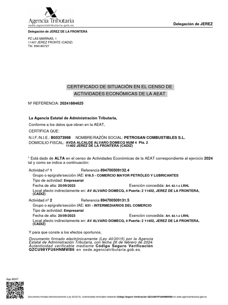Certificado Iae | PDF | Negocios
