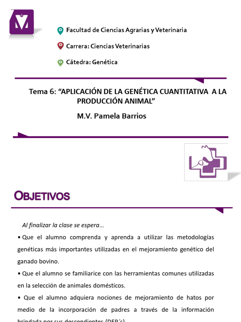 Genética Cuantitativa en Producción Animal | PDF | Heredabilidad ...