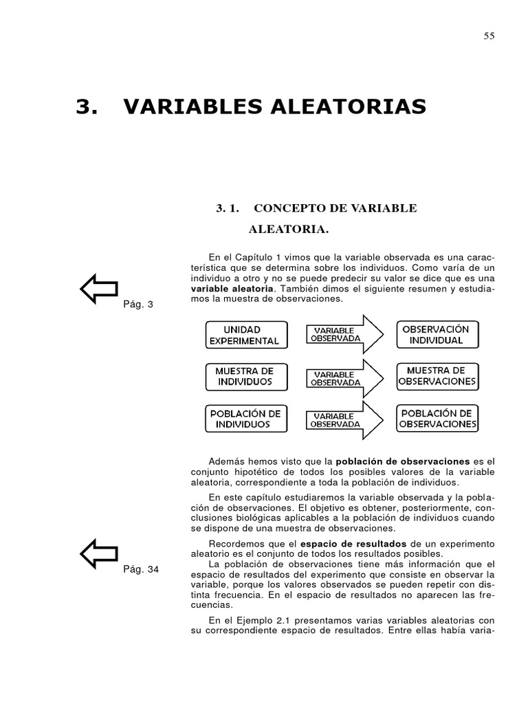 Cap.3-Variables Aleatorias | PDF | Variable aleatoria | Función (Matemáticas)