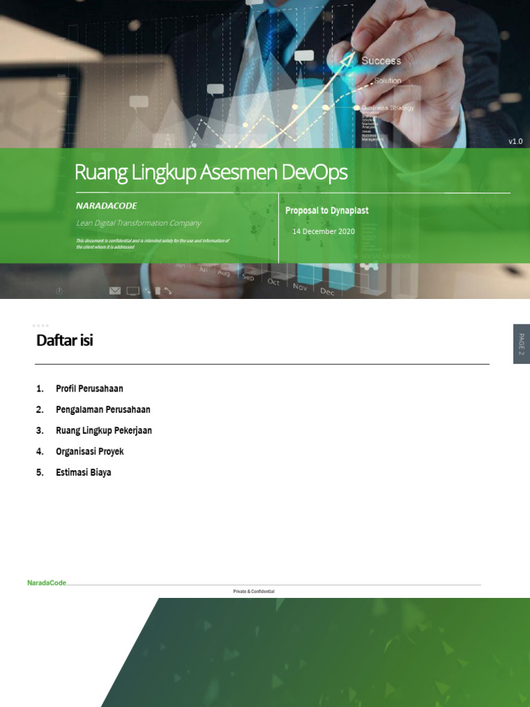 Proposal Ruang Lingkup DevOps Assessment Dynaplast (20201214) v1.0 | PDF | Computer Security ...