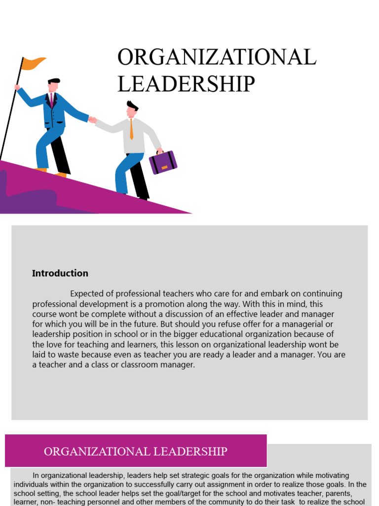 Understanding Organizational Leadership | PDF | Leadership | Popular ...