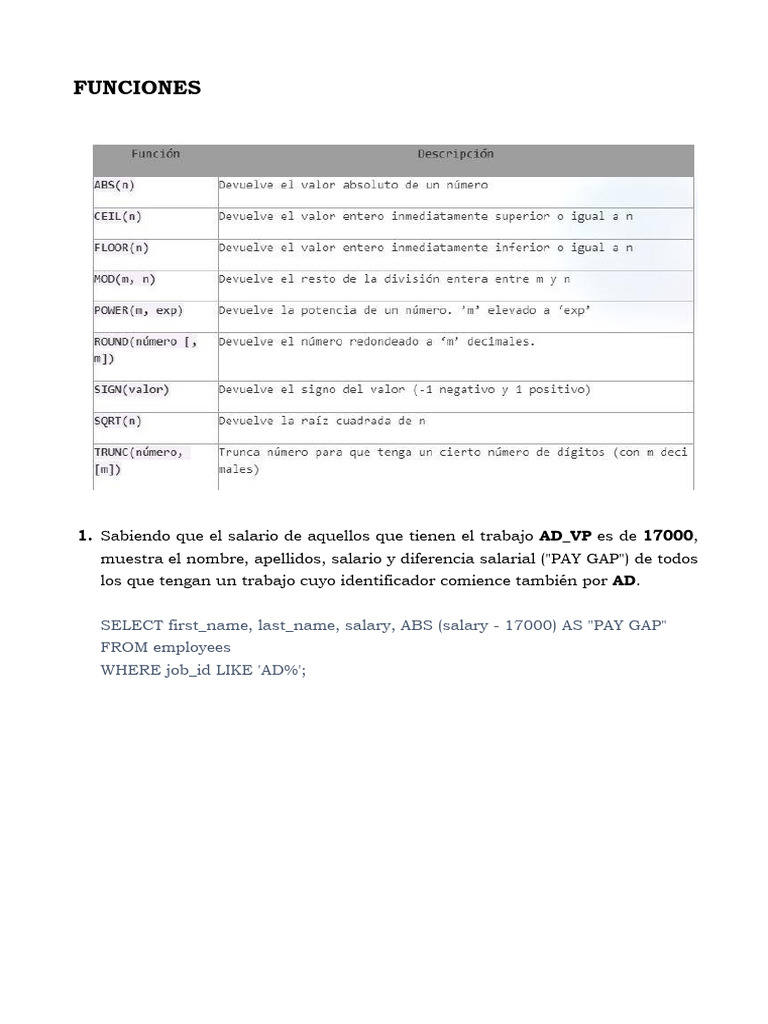 Consultas SQL para Gestión de Empleados | PDF