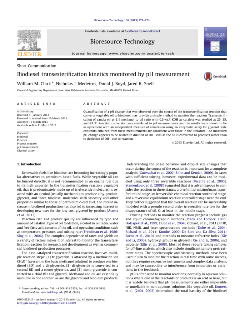 Con PH | PDF | Ph | Biodiesel