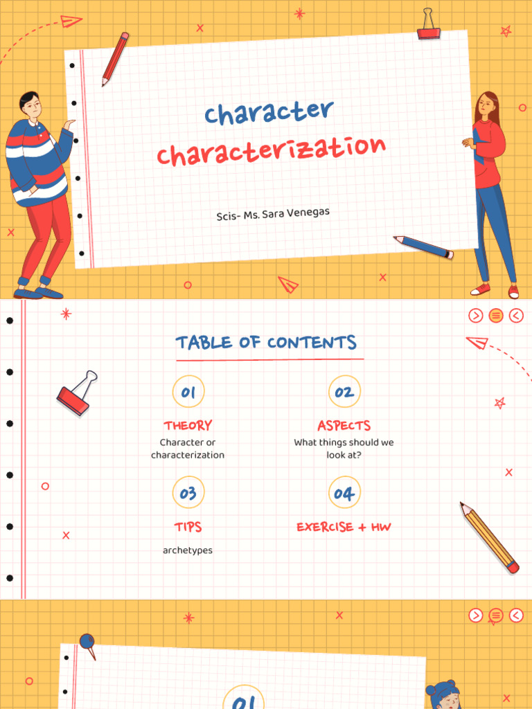 Characters PPT | PDF | Plot (Narrative) | Motivational