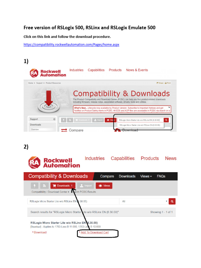 Free version of RSLogix 500 | PDF