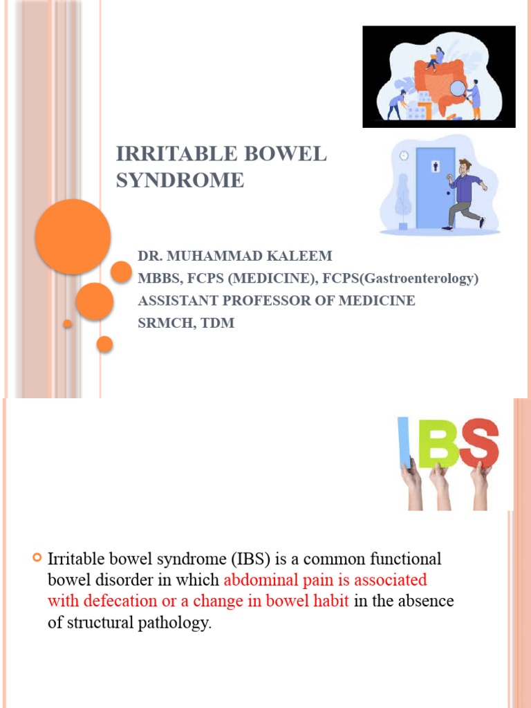 Ibs My Presentation | PDF | Irritable Bowel Syndrome | Constipation