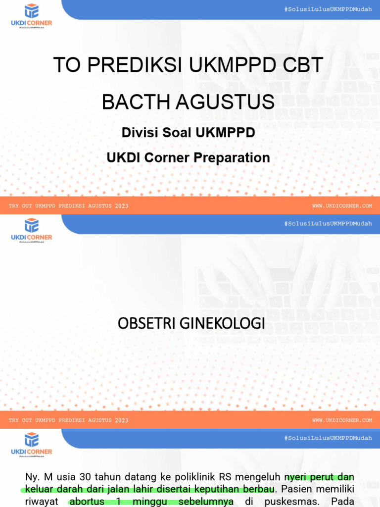 Ikm Kardio Obgyn Agustus Compressed | PDF