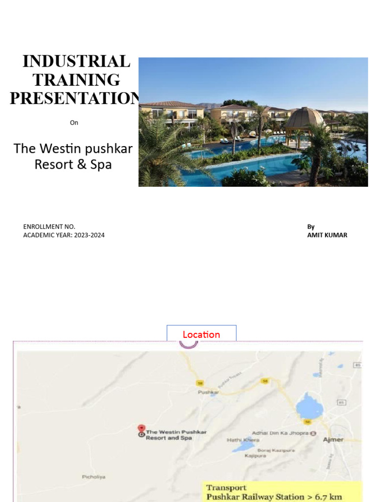 Pushkar Resort Training Overview | PDF