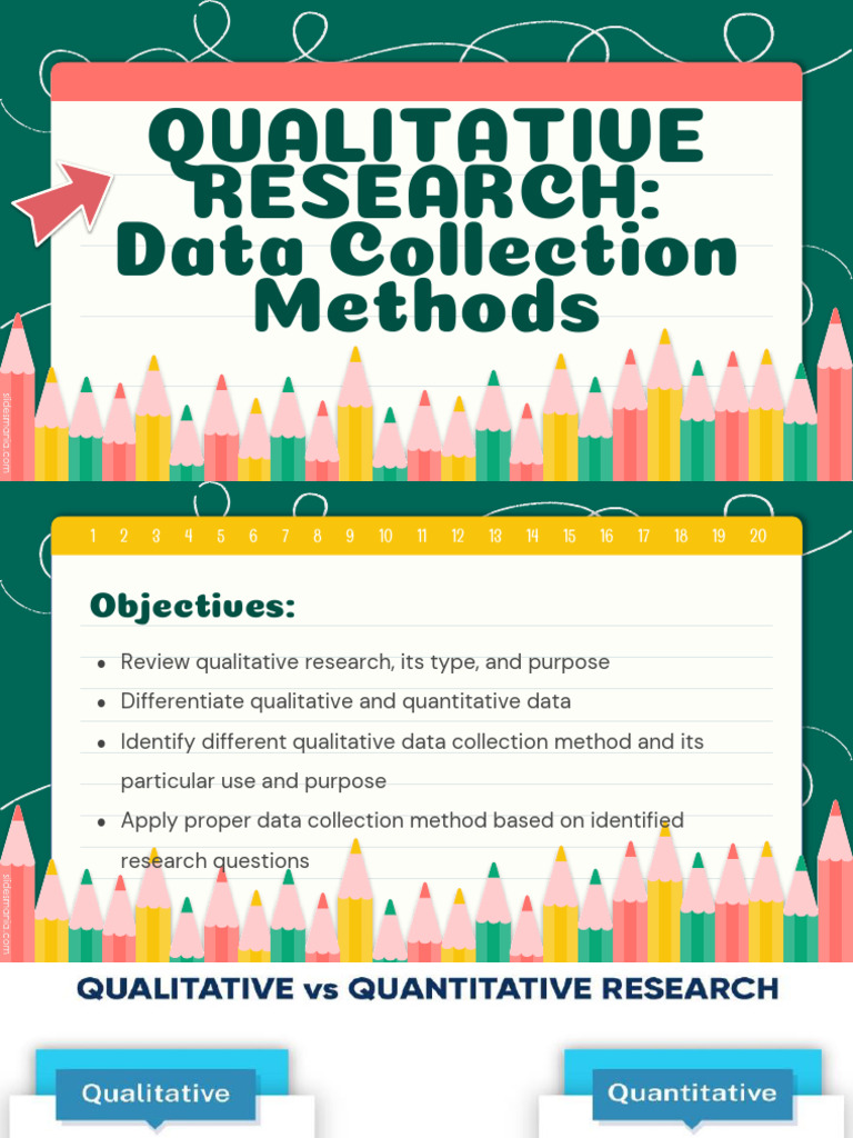 Qualitative Data Collection Methods | PDF | Qualitative Research | Self ...