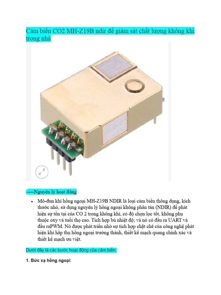 Cảm biến CO2 MH | PDF