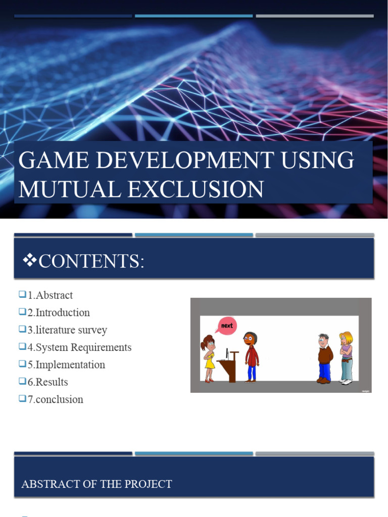 Game Development Using Mutual Exclusion | PDF | Operating System ...