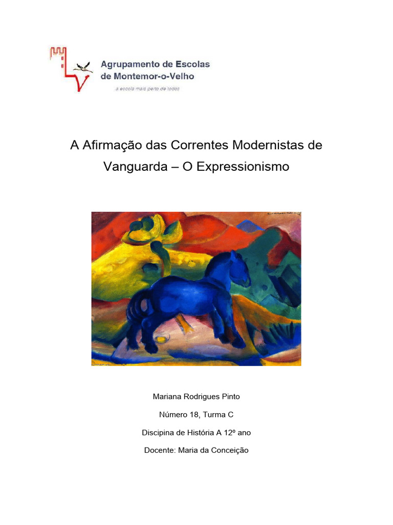 Expressionismo | PDF | As artes | Movimentos artísticos