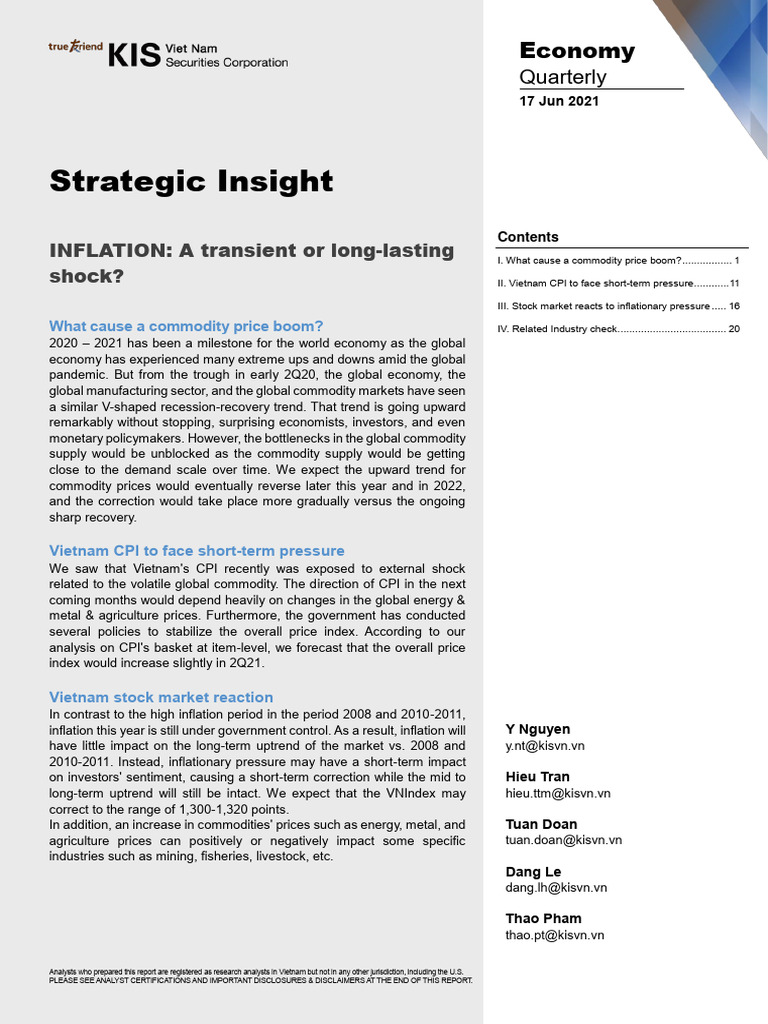 EC 5M21 Inflationary Risk-Ver.2 1 Edited-1 | PDF | Inflation | Price Of Oil