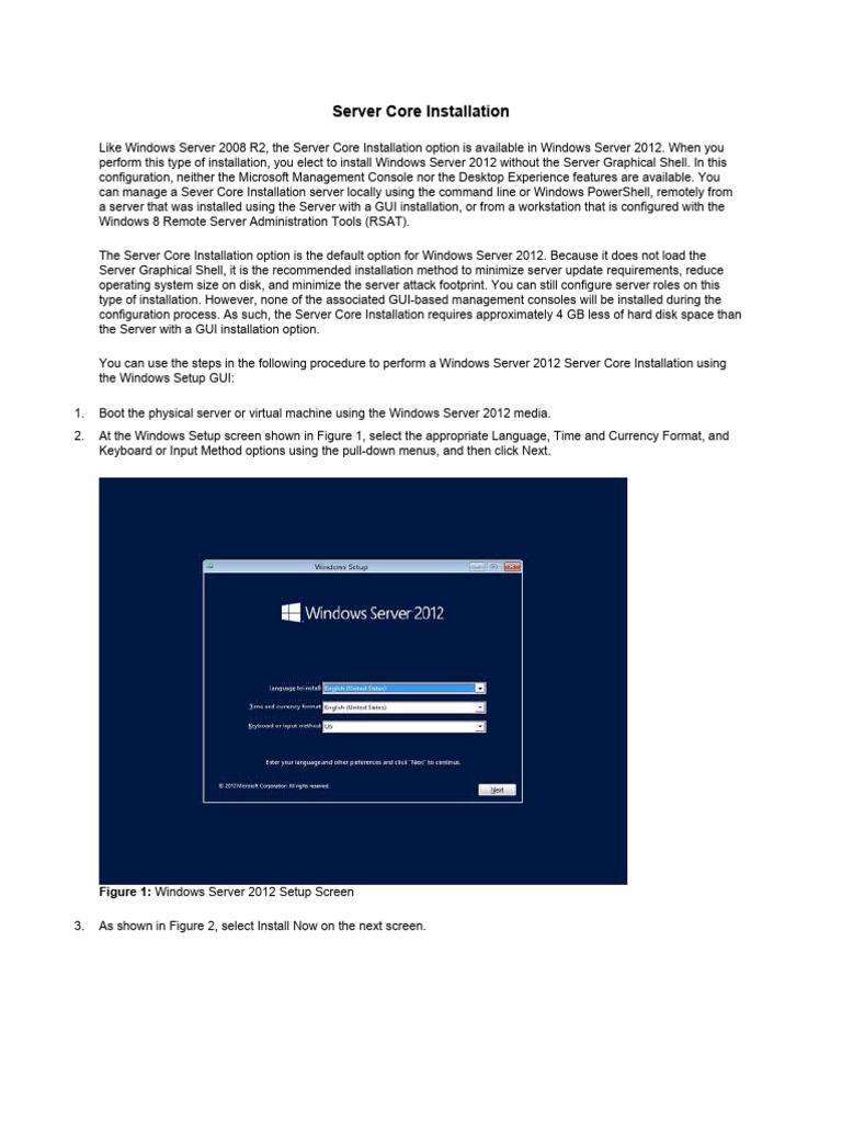 2c Servers - OS Installation | PDF | Microsoft Windows | Graphical User ...
