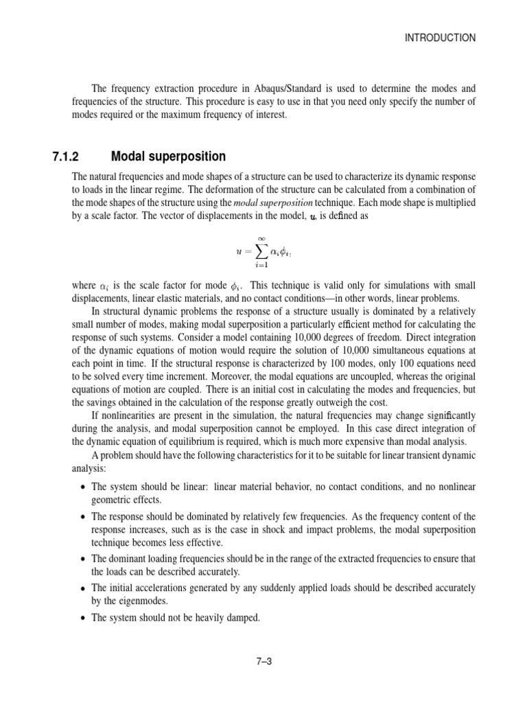 A Guide to Modal Analysis in Abaqus | PDF | Normal Mode | Damping