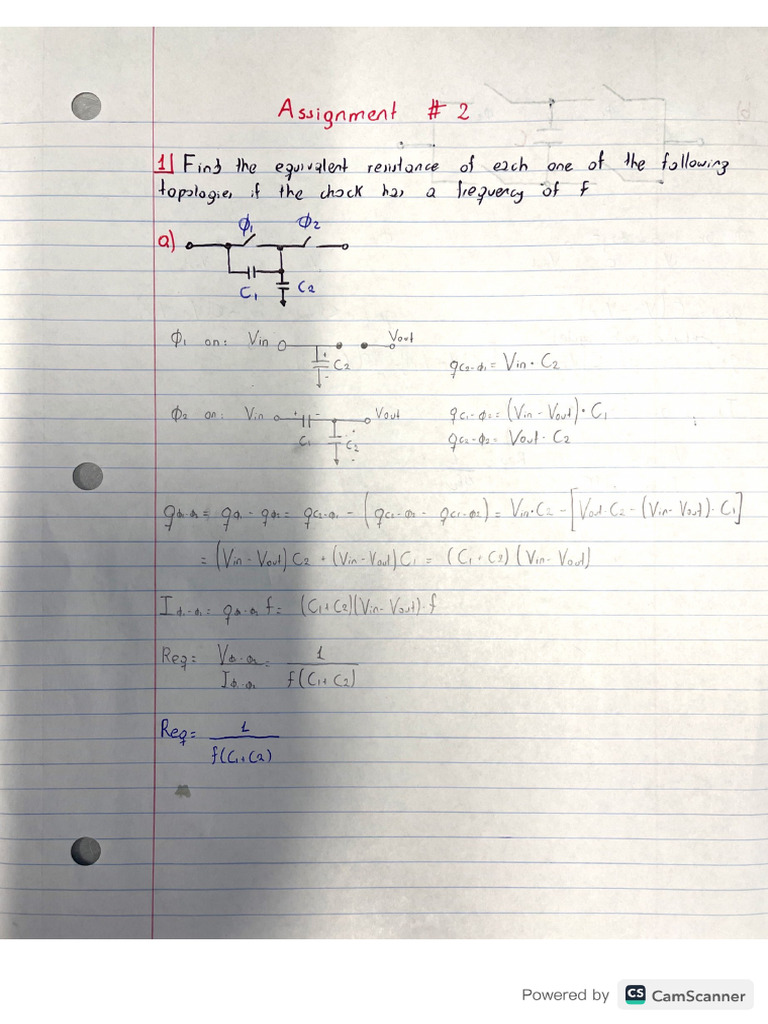 Assignment2 MateoRendon 94907193 | PDF | Computer Engineering | Electrical Equipment