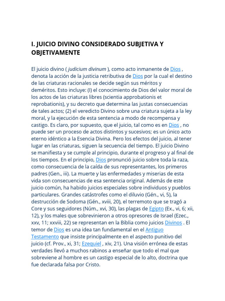 Juicio Divino y Creencias Precristianas | PDF | Jesús | Segundo ...
