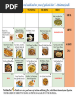 TDH Menu Oct 23B | PDF | Indian Cuisine | Food And Drink Preparation