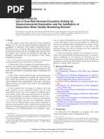 Astm D5092 D5092M 16 | PDF | Casing (Borehole) | Hydrogeology