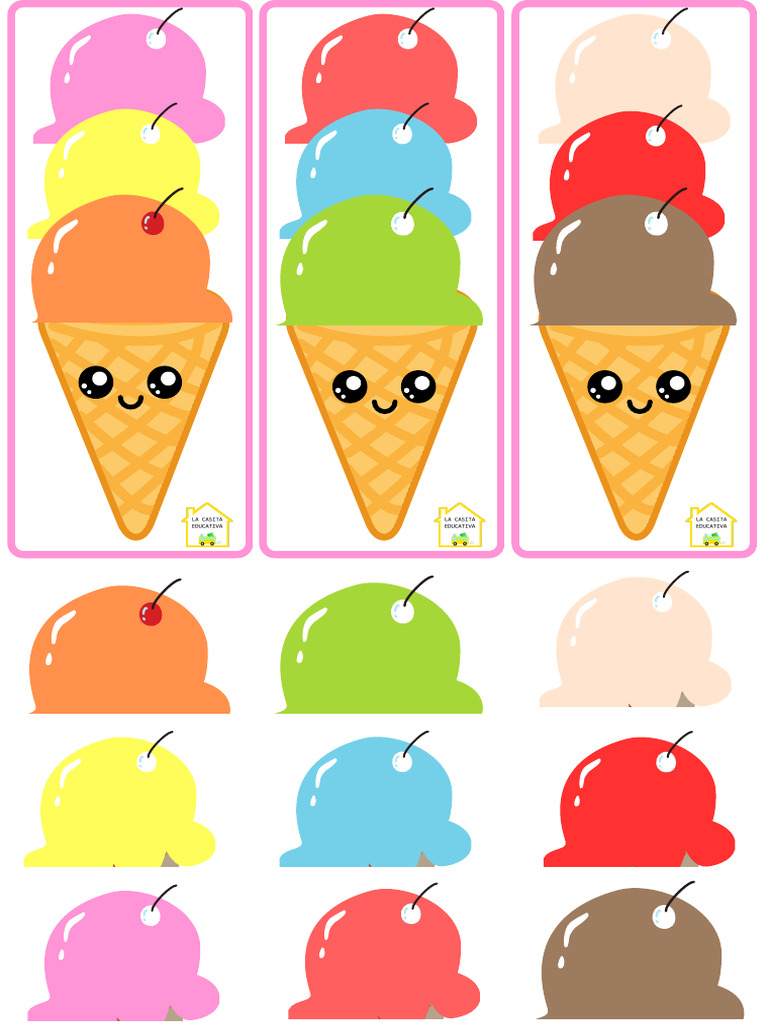 Helados de Colores 1 Mix08u | PDF