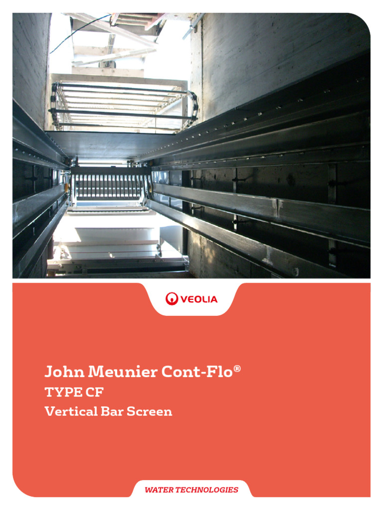 John Meunier Cont-Flo Type CF | PDF | Water Treatment