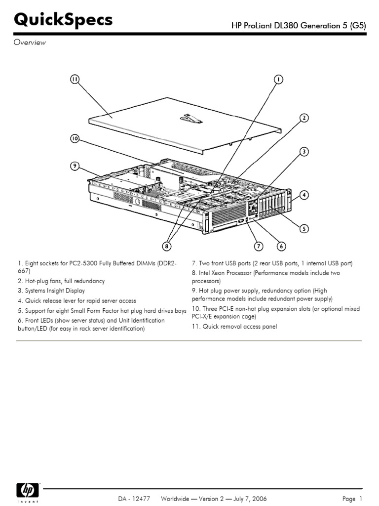 Proliant DL380 G5 Eng | Download Free PDF | Operating System | Booting