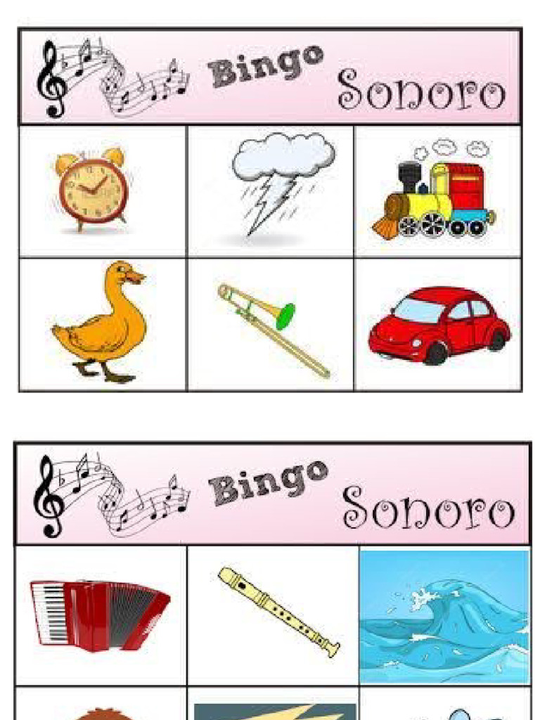 Bingo Sonidos | PDF