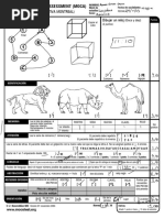 MoCA Test Spanish | PDF | Cognición | Ciencia cognitiva