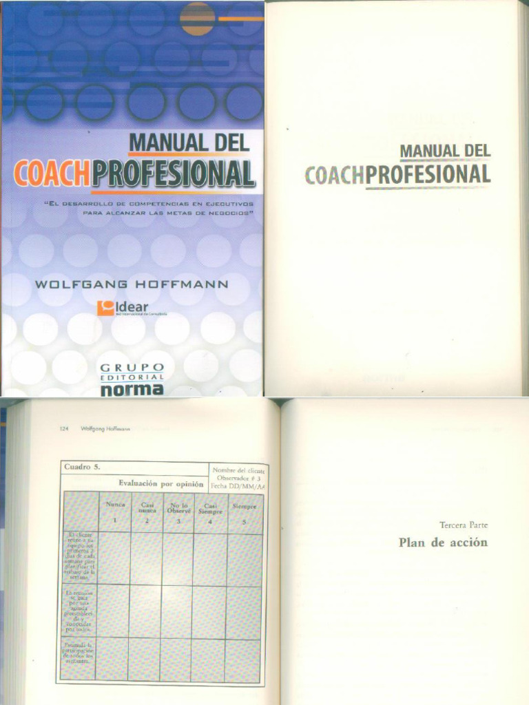 Libro Manual Del Coach Profesional W.hoffman | PDF