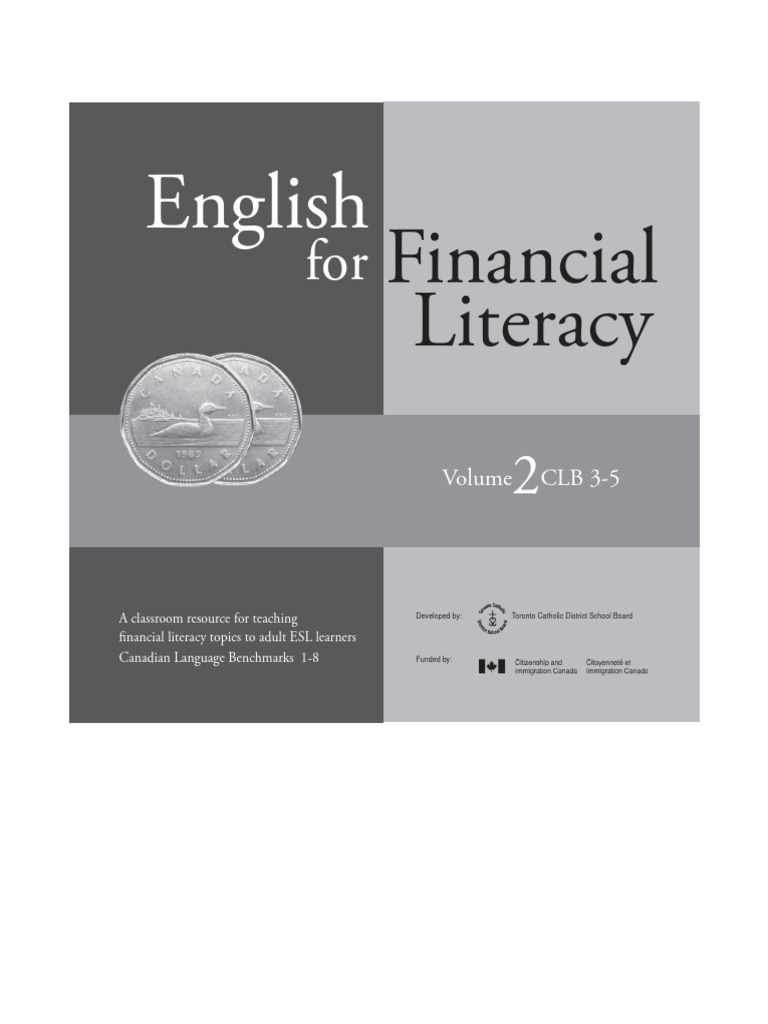 English For Financial Literacy Volume 2 | PDF | Literacy | Learning
