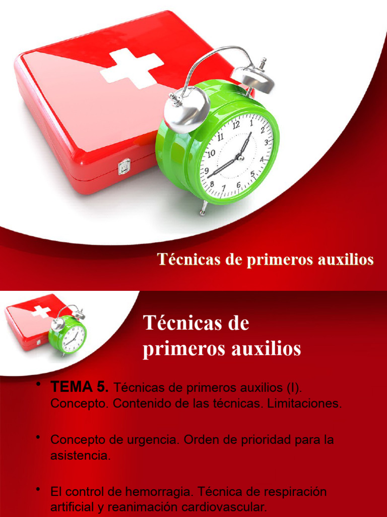 Primeros Auxilios Powerpoint | PDF | Reanimación cardiopulmonar | Esqueleto