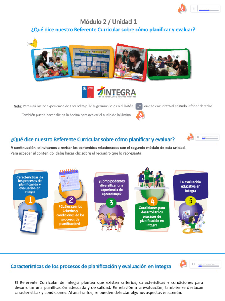 Módulo 2 / Unidad 1: ¿Qué Dice Nuestro Referente Curricular Sobre Cómo Planificar y Evaluar ...