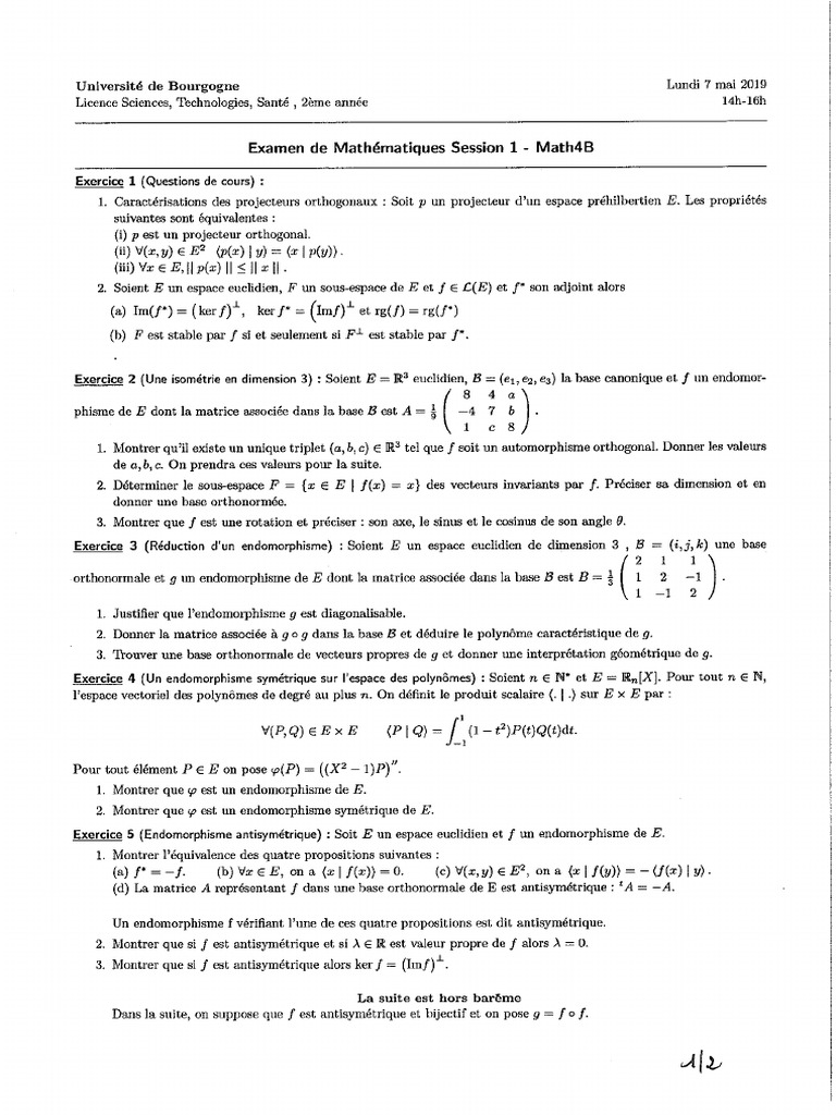 Math 4B | PDF